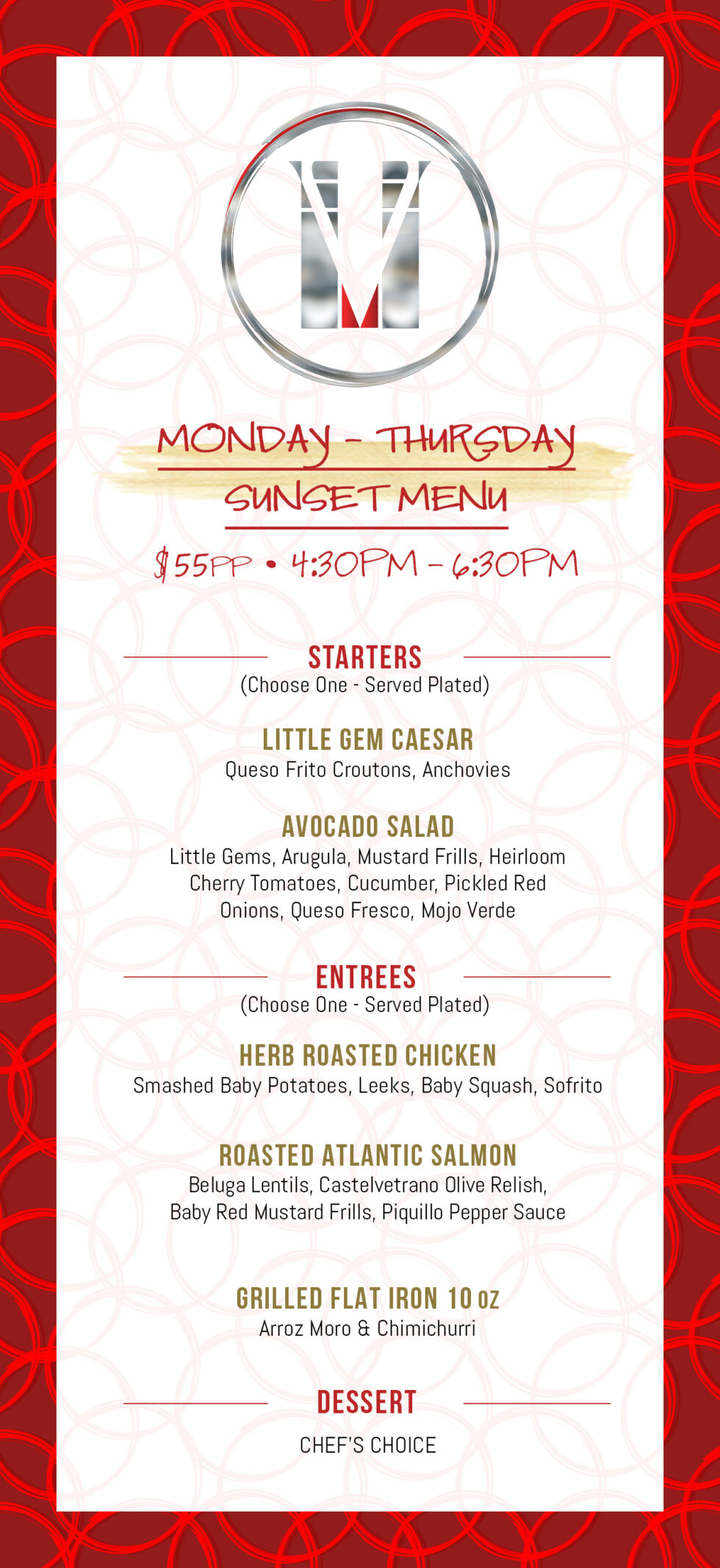 MENUS - VENTANAS Restaurant & Lounge