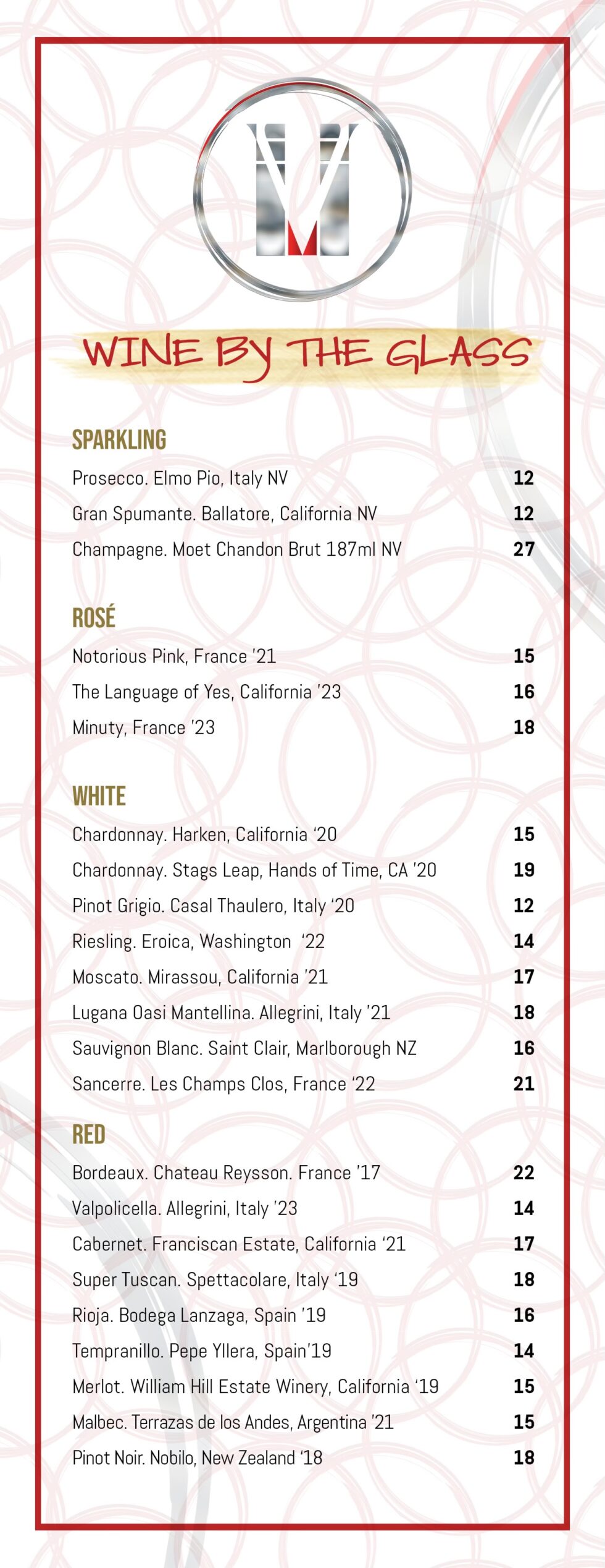 MENUS - VENTANAS Restaurant & Lounge